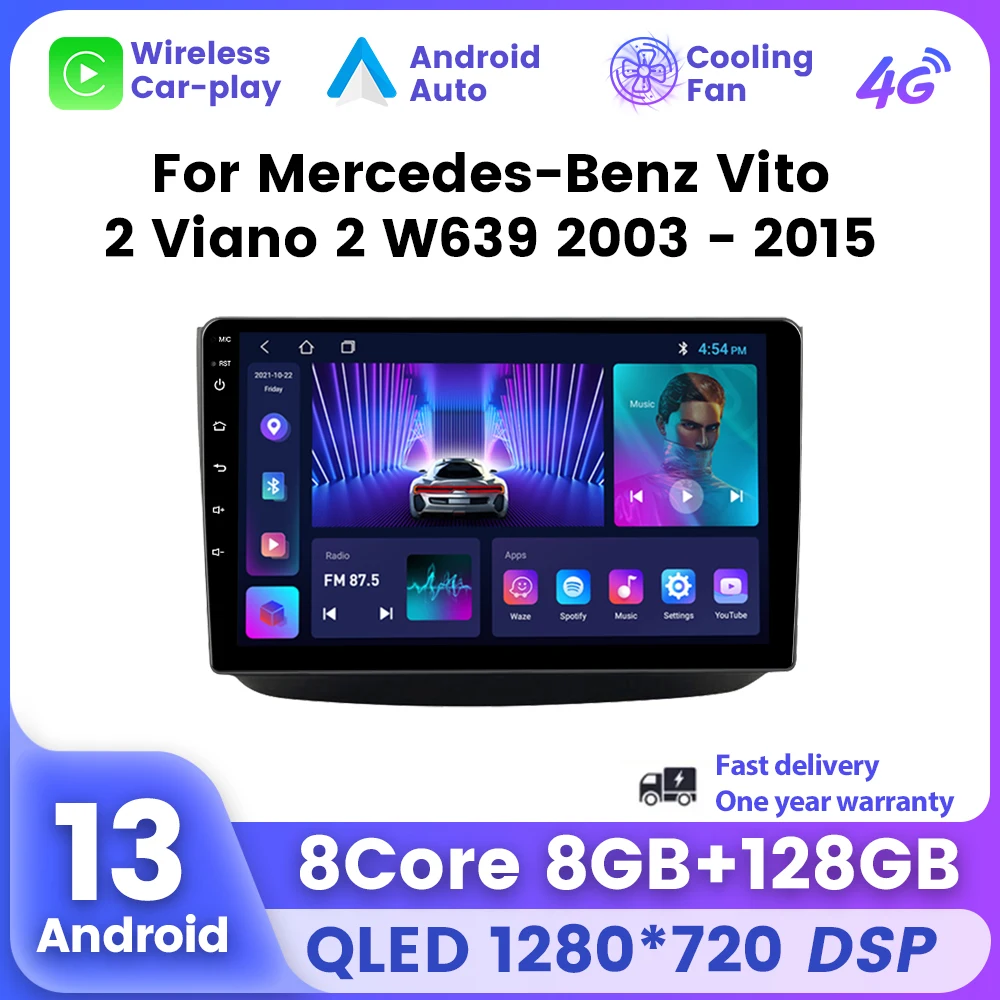 UIS7862-Wireless-Carplay-Android-AUTO-For-Mercedes-Benz-Vito-2-Viano-2 ...