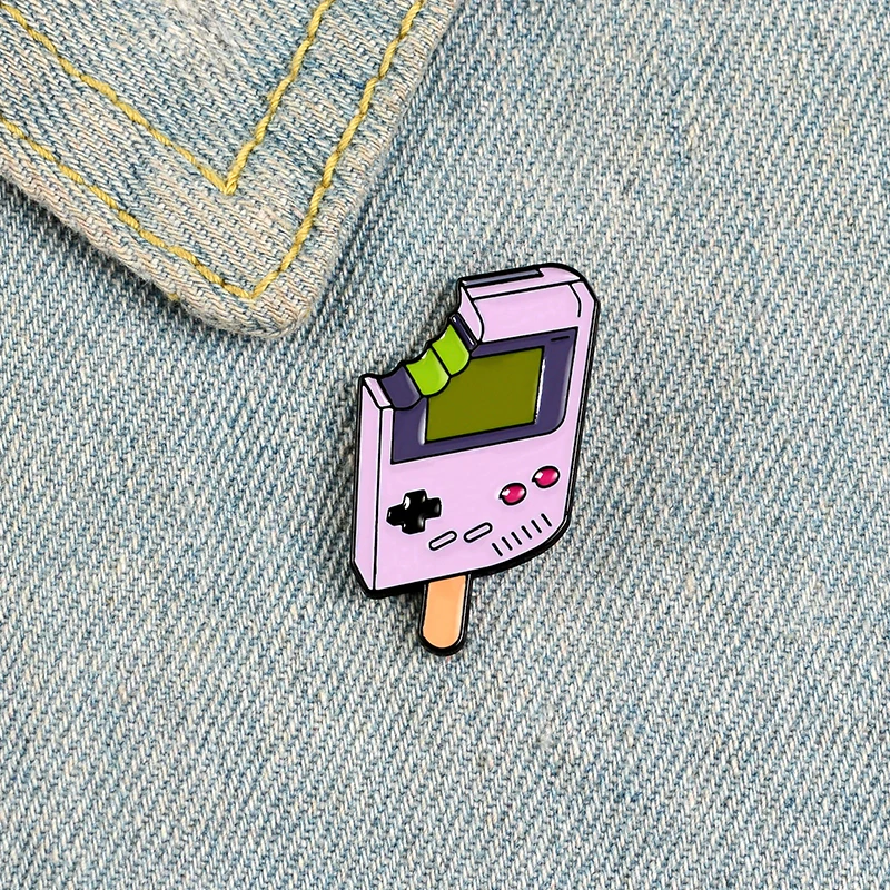 Artistic-Brooch-Pin-Popsicle-Game-Consoles-Enamel-Pin-Custom-Game ...