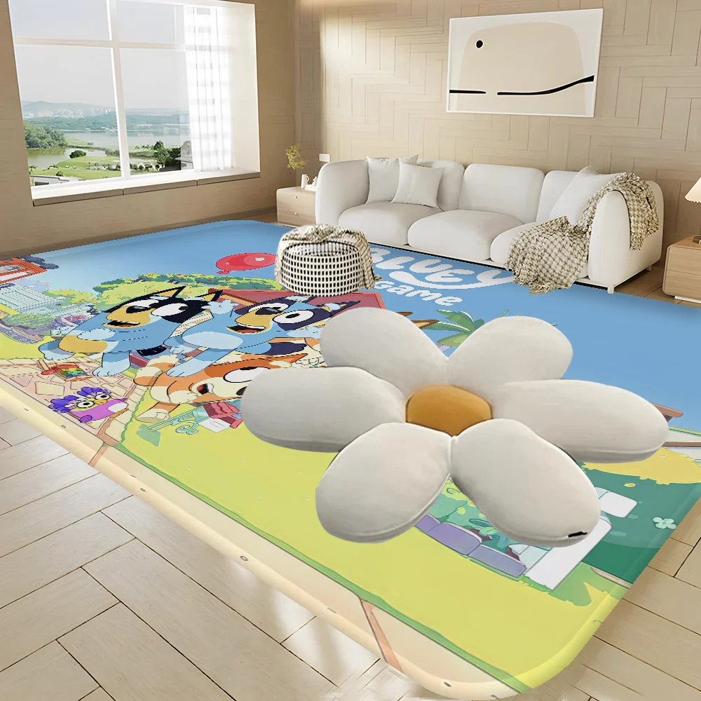 Cartoon-B-Blueys-Non-Slip-tapete-de-boas-vindas-para-sala-de-estar ...