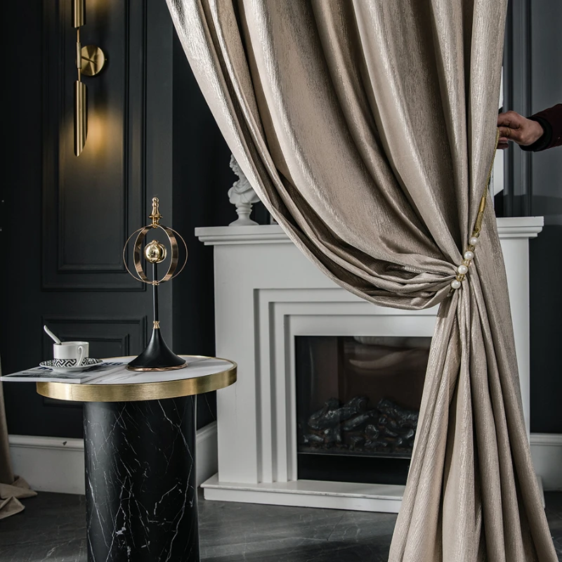 Modern Curtain Fabric Texture