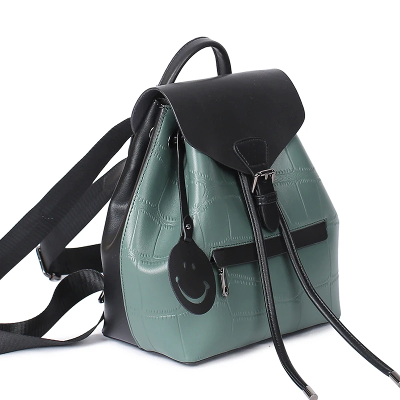 New-Design-Famous-Brands-Cowhide-Leather-Women-Backpack-Fashion-Girls ...