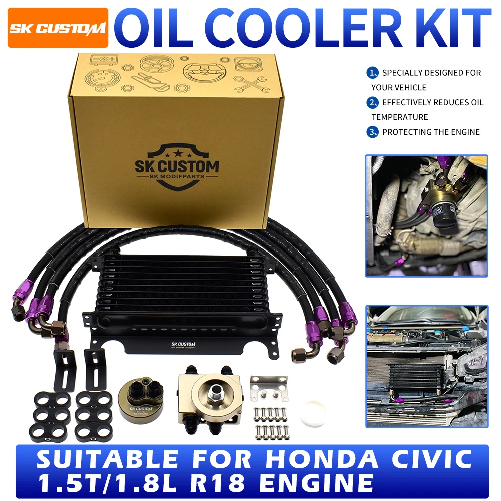 SK CUSTOM For Honda Civic FC1 FC7 FK7 FE1 FL1 1.5T FB2 FA1 1.8L R18 L15 ...