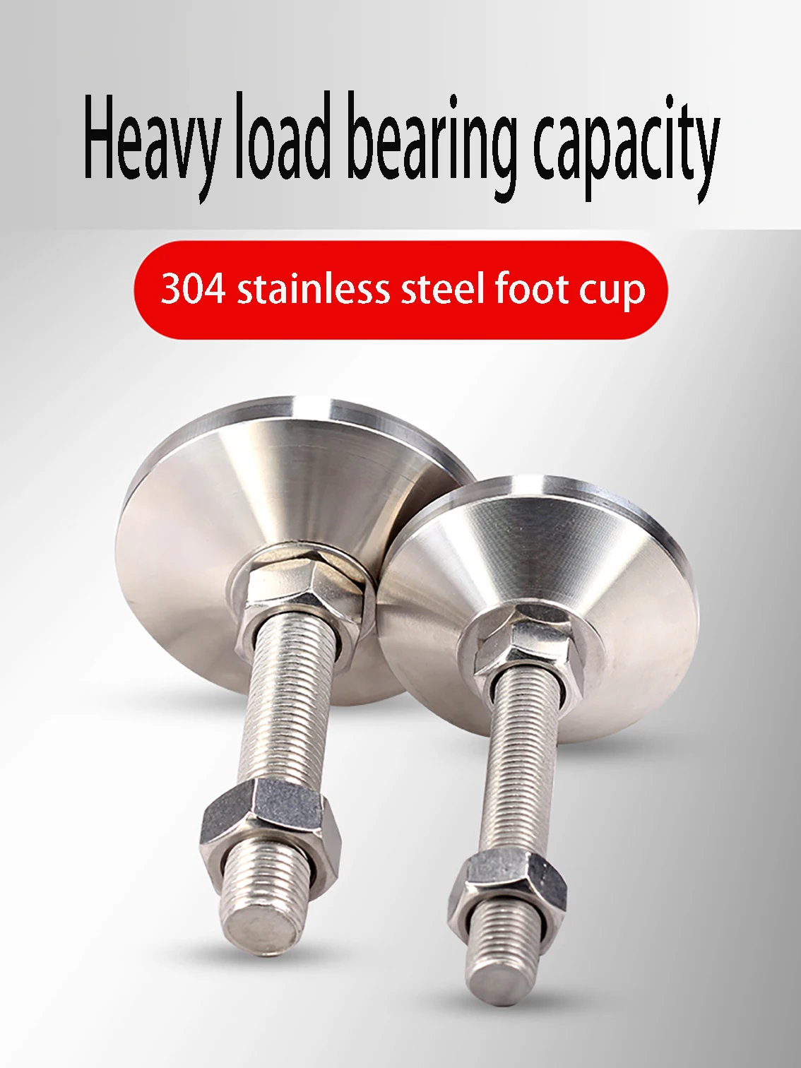 304-Stainless-Steel-Heavy-duty-Fixed-Balance-Feet-M8-M10-M12-M16-M20 ...