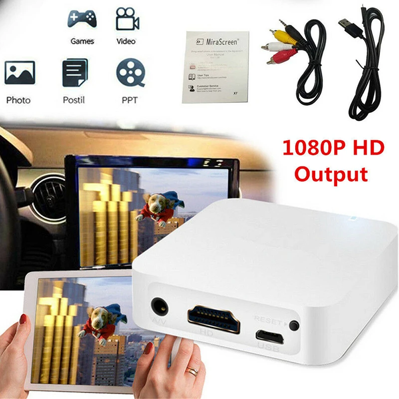 X7Car WiFi Display Miracast Box Mirror Link Adapter Airplay DLNA ...