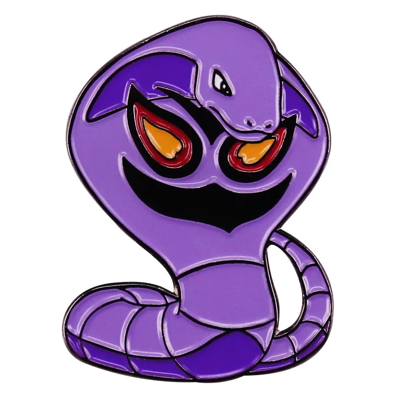 Cartoon Pokemon Arbok Pin Brooches - KawaiiMerch.com