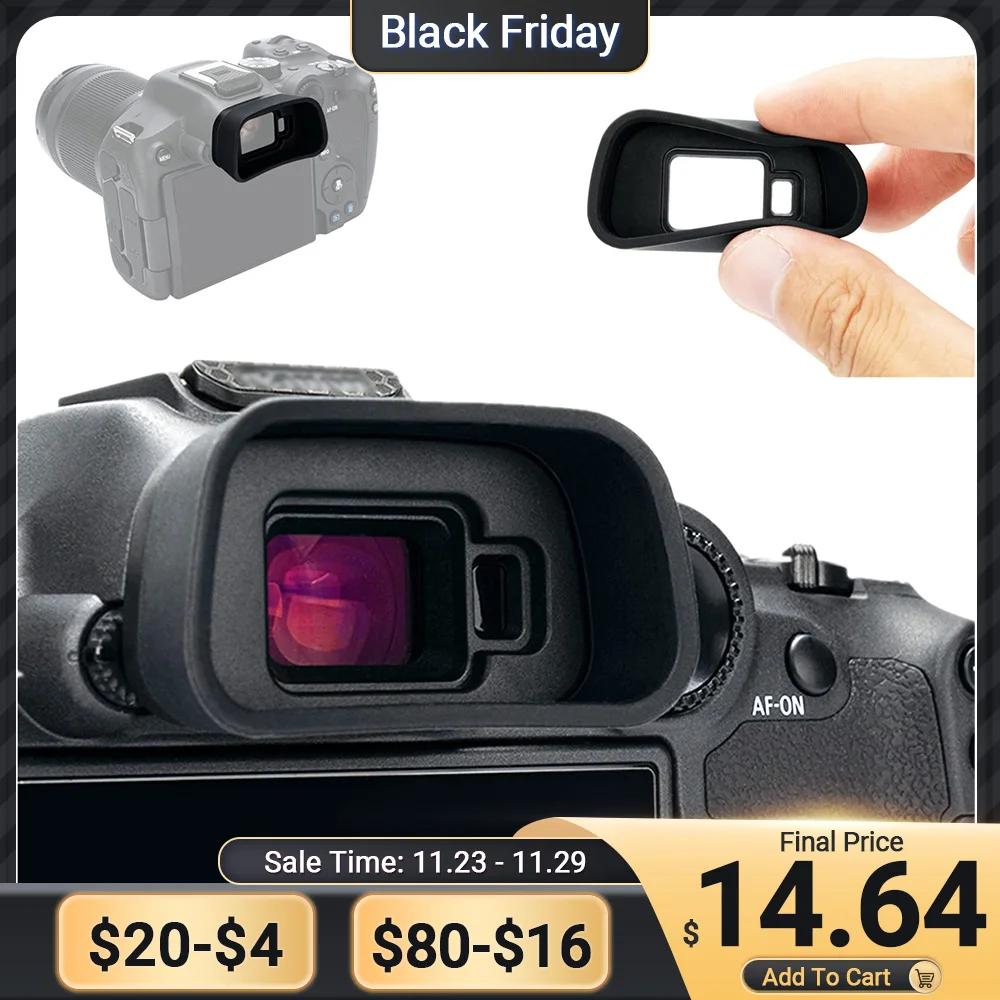 Soft-Silicon-R7-Eyecup-Eyepiece-Extended-Camera-Eye-Cup-Viewfinder-Special-Designed-for-Canon ...