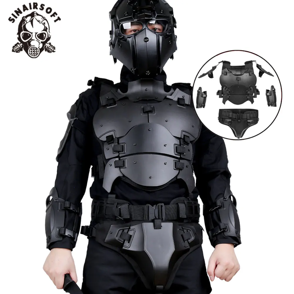 Tactical Armor Suit Deformation Protection Vest Adjustable Hunting ...