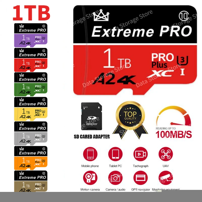 1TB-SD-Card-Class10-Micro-Memory-Card-High-Speed-TF-Card-With-Adapter ...