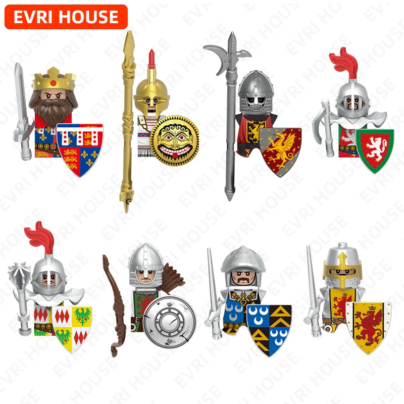 Richard the Lionheart Building Blocks Mini Action Figures Bricks Middle ...