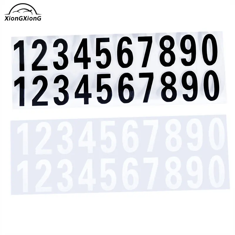 Balck-White-Sticker-Garden-Door-Street-Address-Mailbox-Number-Digits ...