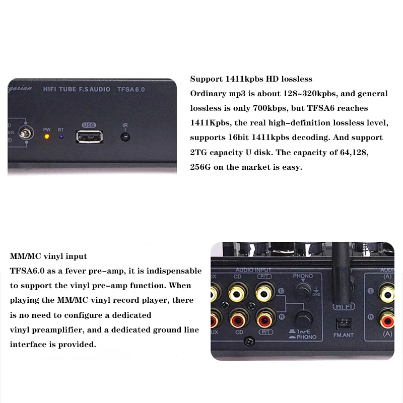 Classical 6922 circuit lossless Bluetooth 5.0 Class A 6K4 6N2 Vacuum ...