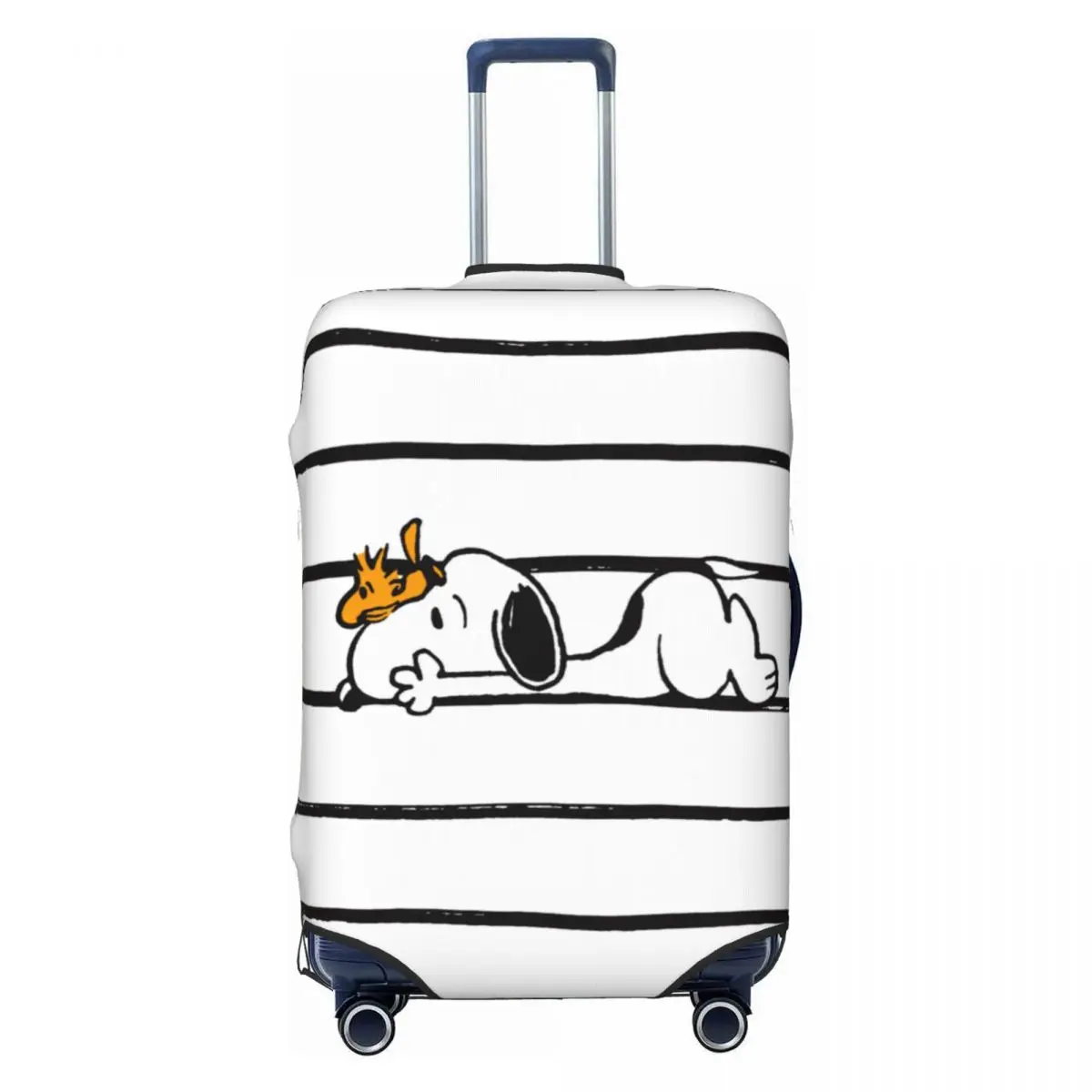Custom-Cute-Cartoon-Snoopy-Luggage-Cover-Elastic-Travel-Suitcase ...