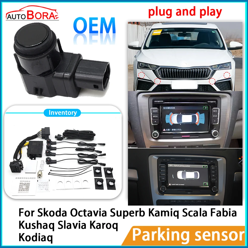 Original OEM Parking Sensor Assistance Backup Radar Buzzer for Skoda ...
