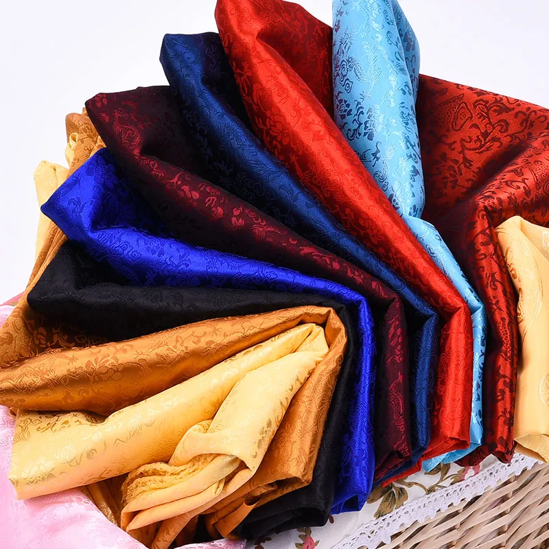 Chinese-Style-Dragon-Pattern-Jacquard-Brocade-Fabric-By-Meters-for ...