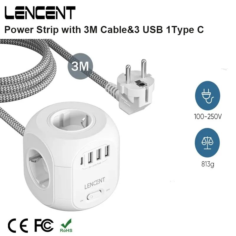 Lencent-Eu-Stekker-Stekker-Kubus-Met-4-AC-Stopcontacten-3-Usb-Poort-1-Type-C-3M.jpg