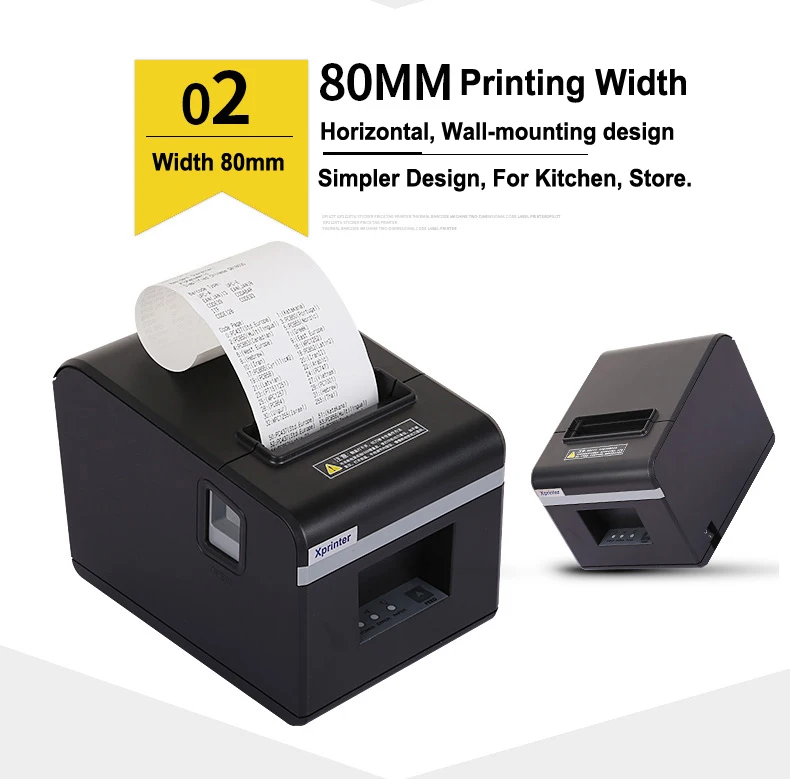 Impresora Térmica STP De 80mm Xprinter XP-T80a USB - El Punto de la Impresora