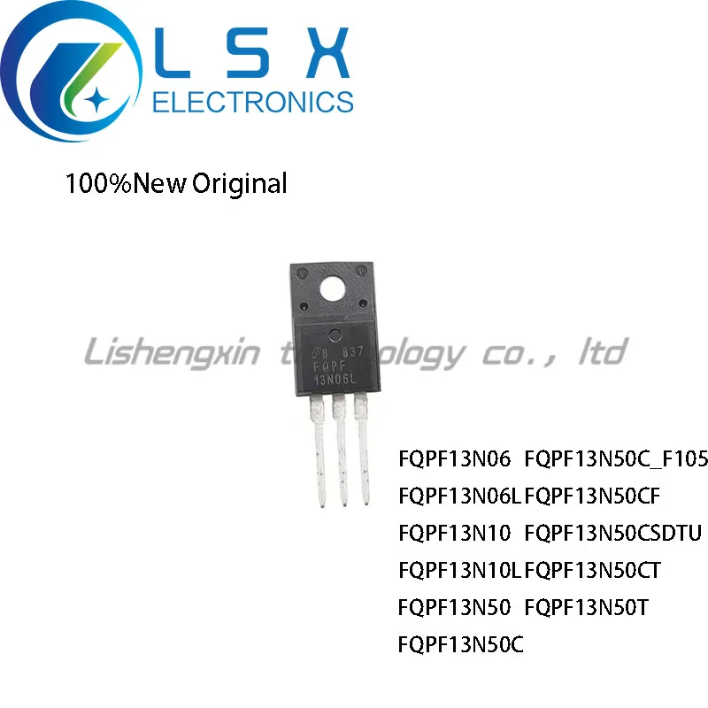 New-10pcs-FQPF13N06-FQPF-13N06L-FQPF13N10-13N10L-FQPF13N50-13N50C ...
