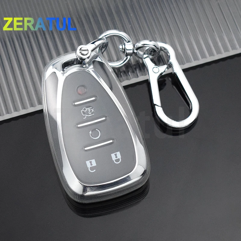 Transparent-TPU-Car-Key-Case-Cover-For-Chevrolet-2017-2019-Chevy-Malibu ...