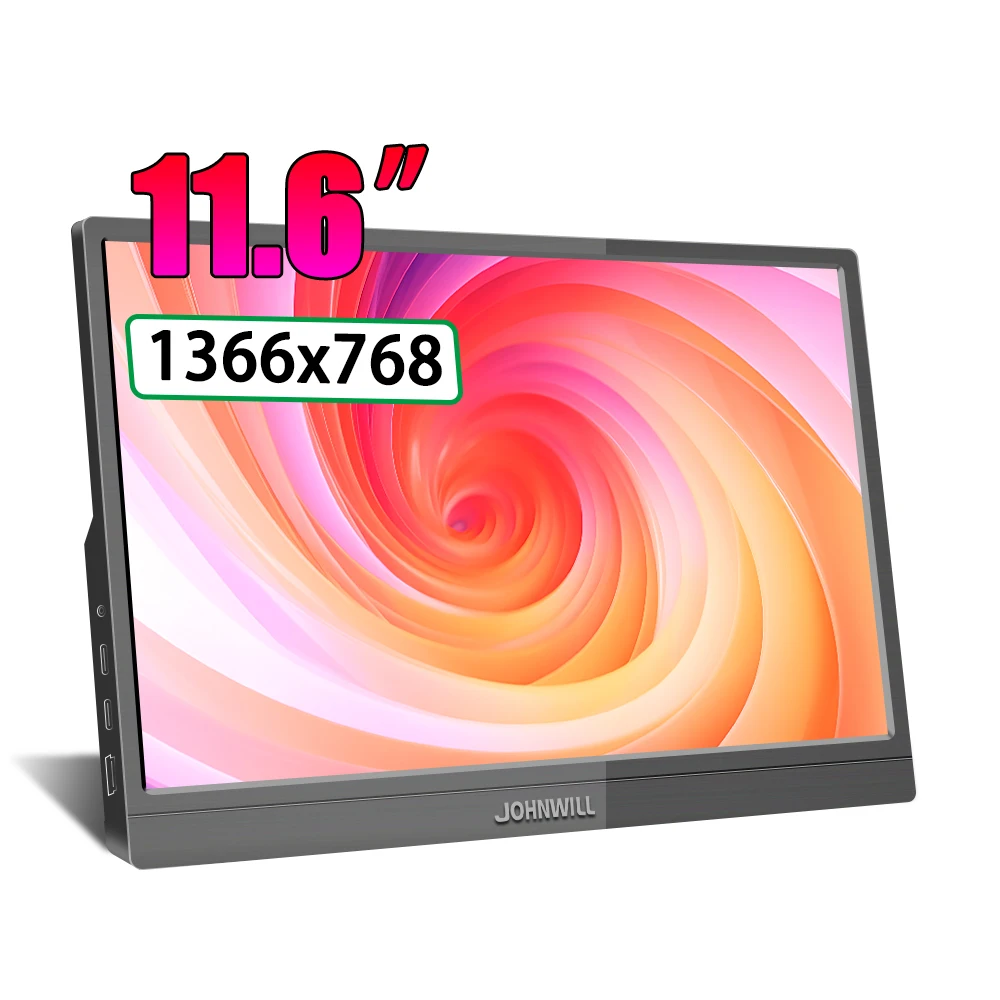 11-6-inch-draagbare-monitor-1366x768-60Hz-TFT-paneel-LCD-scherm ...