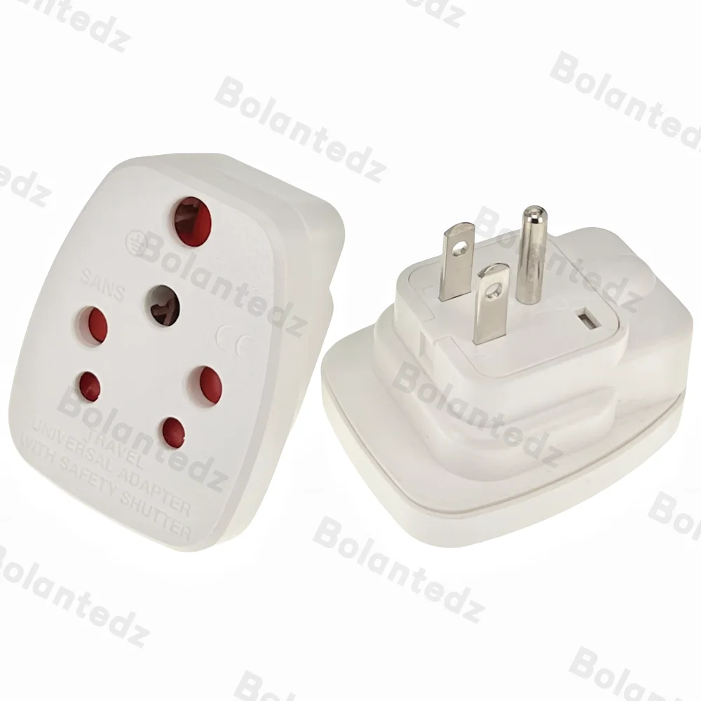 Bolantedz 1pcs South African to US Travel Adapter Type B America ...