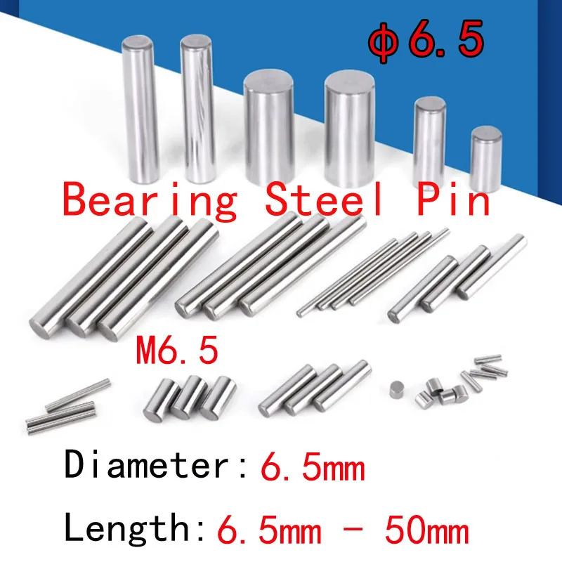 6-5mm-Diameter-Bearing-Steel-Pin-M6-5-Cylindrical-Solid-Positioning ...