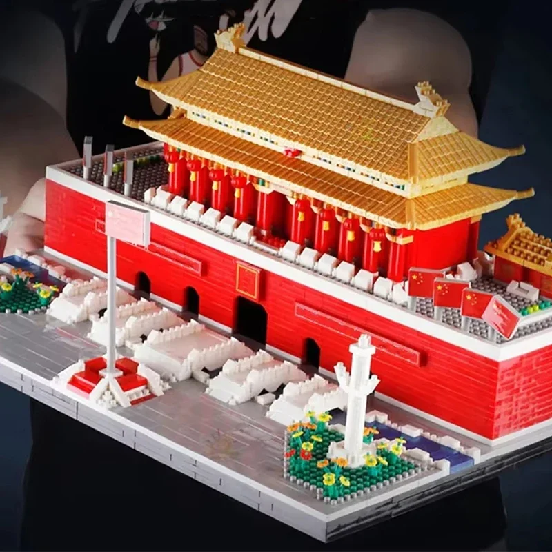 Chinese Traditional Architecture Building Blocks Tiananmen Pagoda ...