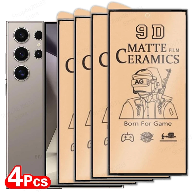 4PCS-Matte-Ceramic-Film-For-Samsung-Galaxy-S24-S23-S22-S21-S20-Ultra ...