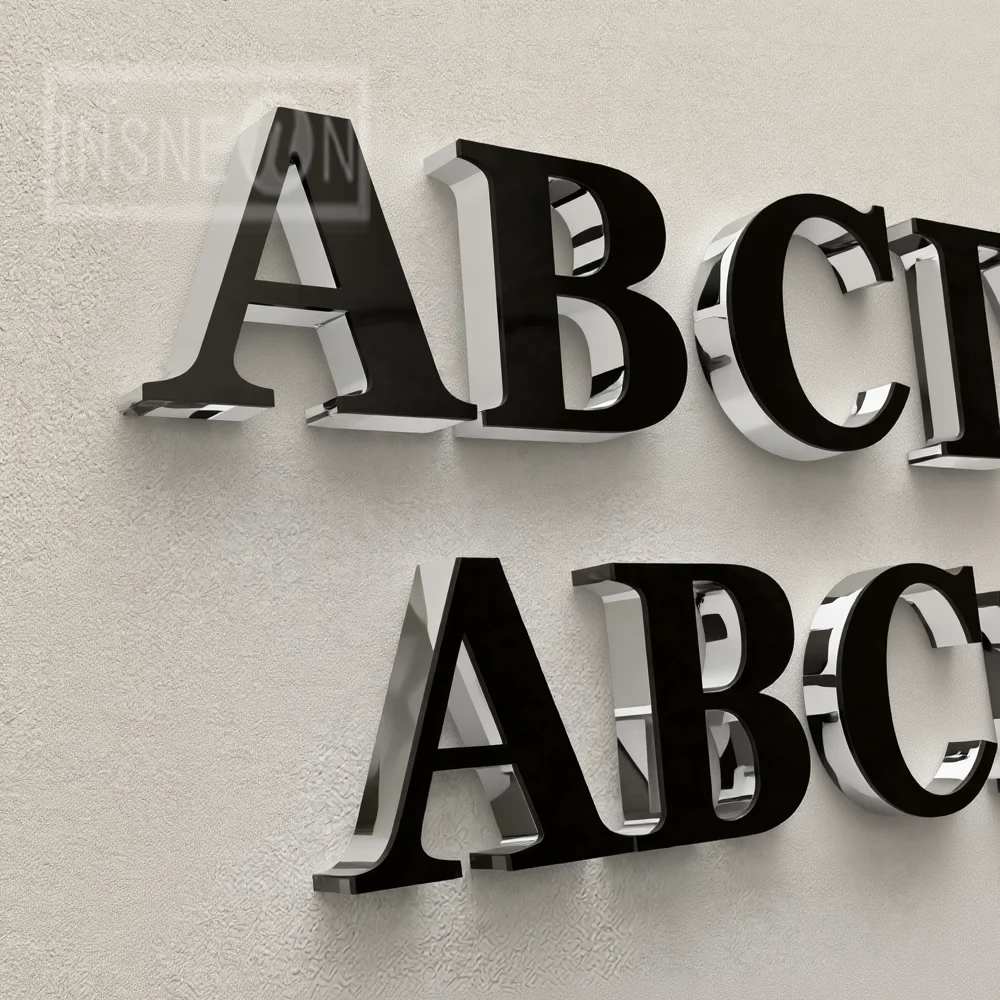 Letras Luminosas Led de acrílica Personalizado con logo de pared, letra ...