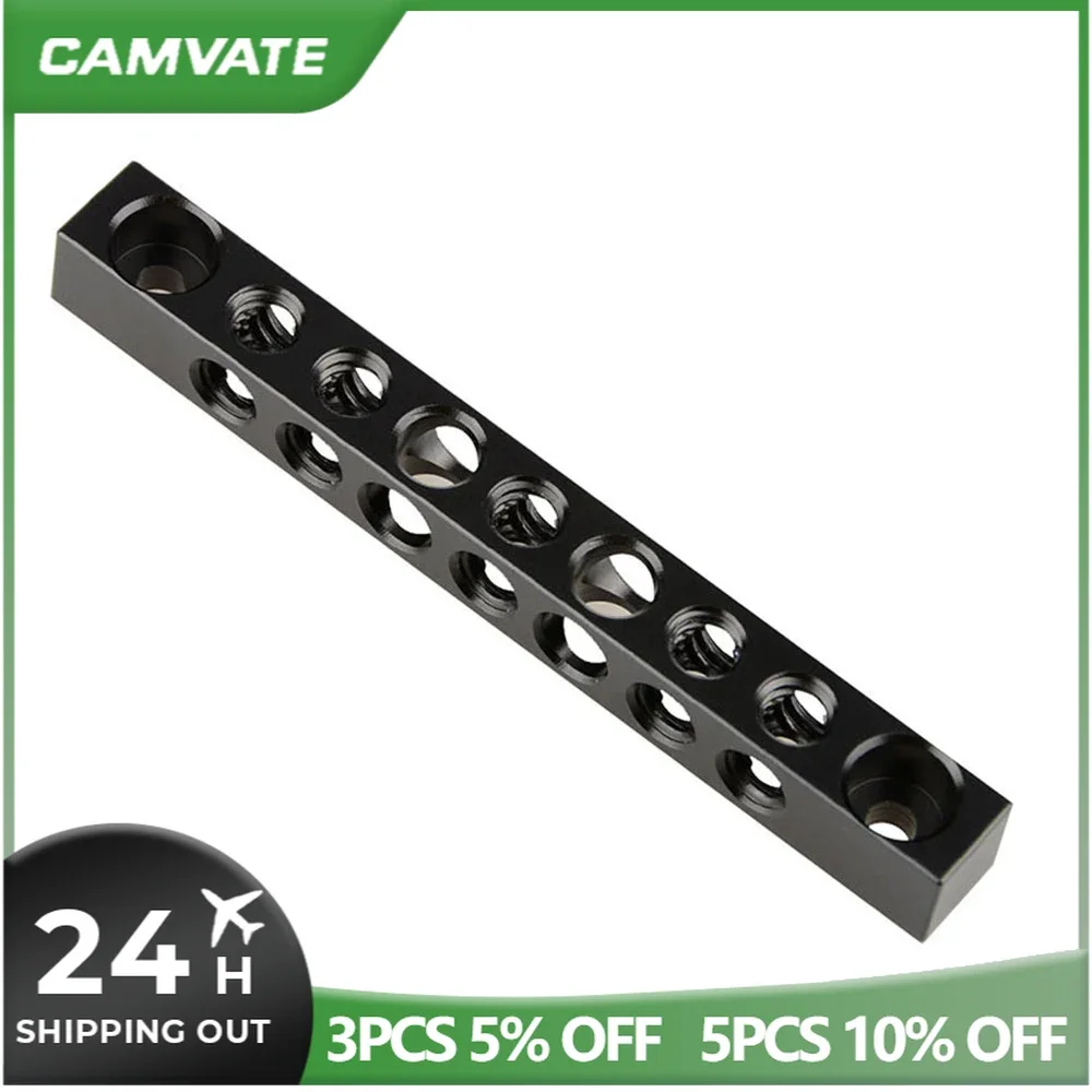 CAMVATE-Aluminum-Cool-Cheese-Bar-With-1-4-Screw-Holes-For-Cameras ...