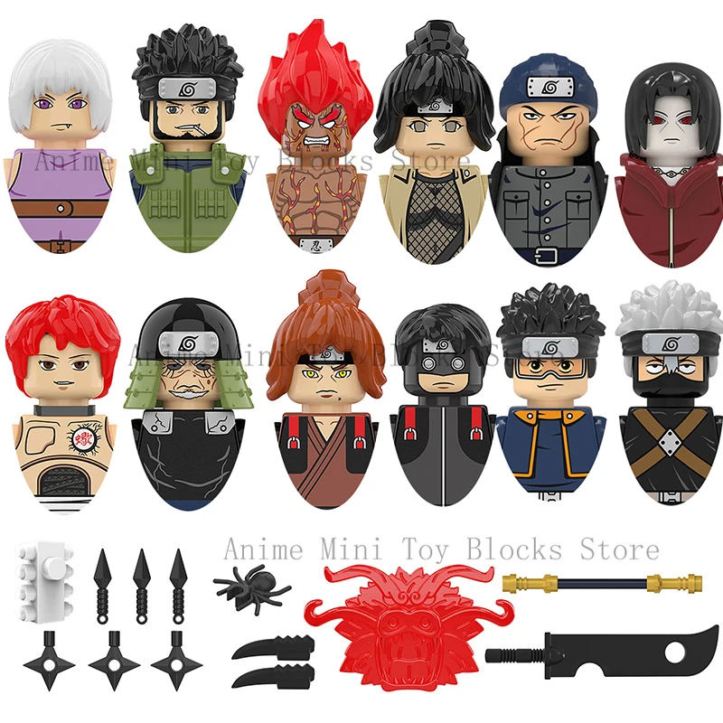 Naruto-Blocks-Building-Kakashi-Sasuke-Uchiha-Obito-Akatsuki-Mini-Action ...