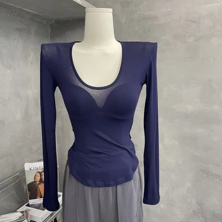 Wholesale Sexy High Strecth Microtransparent Thin Top Base Slim T ...