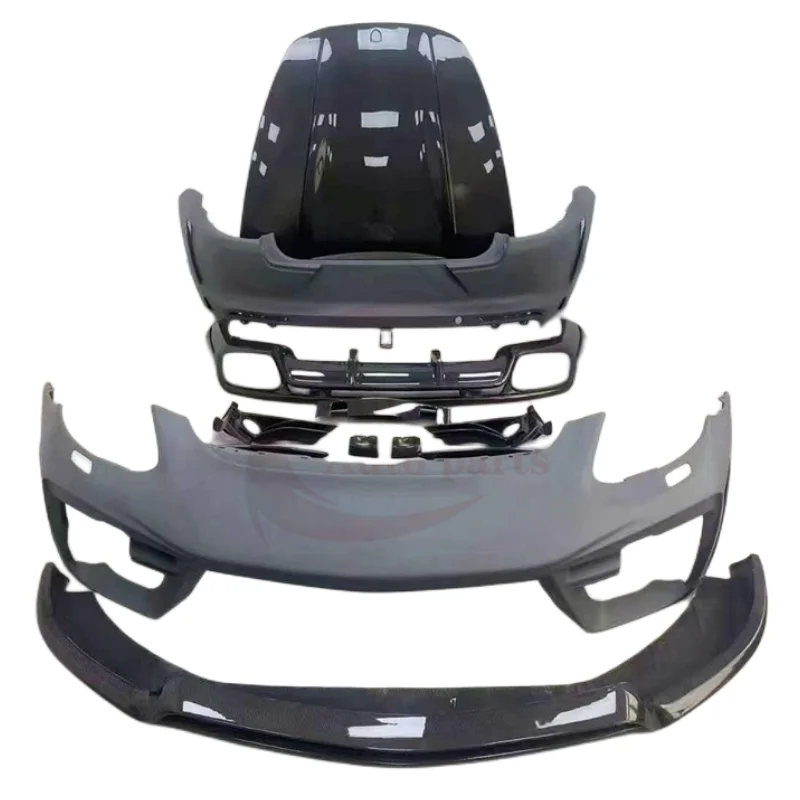 PU-carbon-fiber-combination-TOP-style-body-kit-front-bumper-rear-bumper ...
