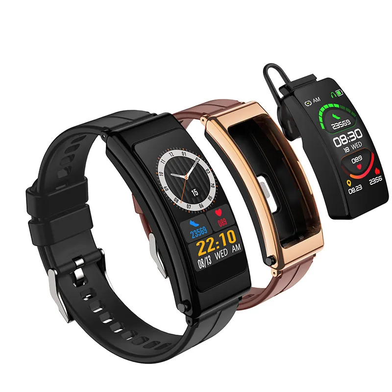 K13 Bluetooth Headset Talk Smart Band Bracelet Watch Women Heart Rate ...