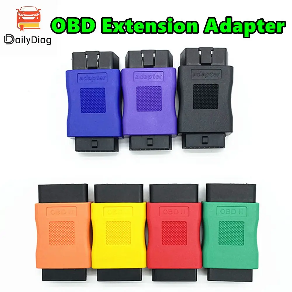 Car-OBD-Adapter-16Pin-Plug-Male-to-Female-Interface-Obd2-Connector-Anti ...