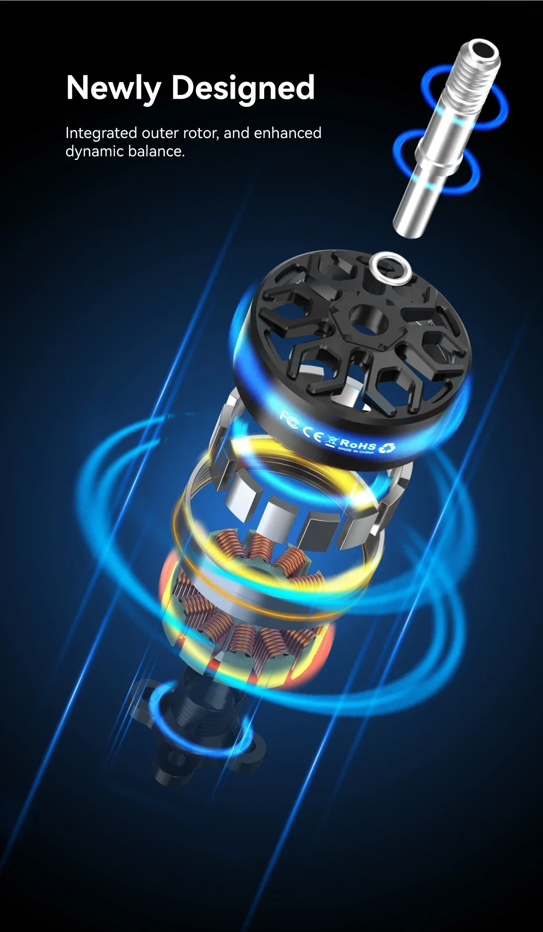 SpeedyBee 2306.5-1800KV Motor Master5V2 5 дюймов | AliExpress
