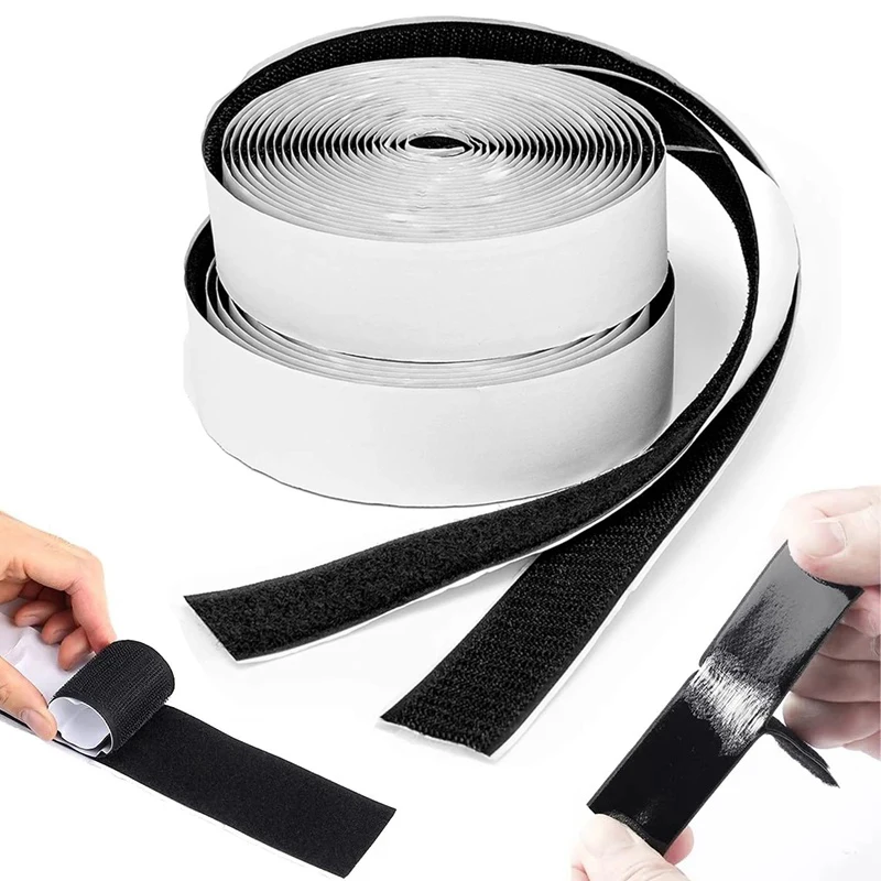 1M-Hook-and-Loop-Strong-Self-Adhesive-Tape-Strip-Fastener-Width16-20-25 ...