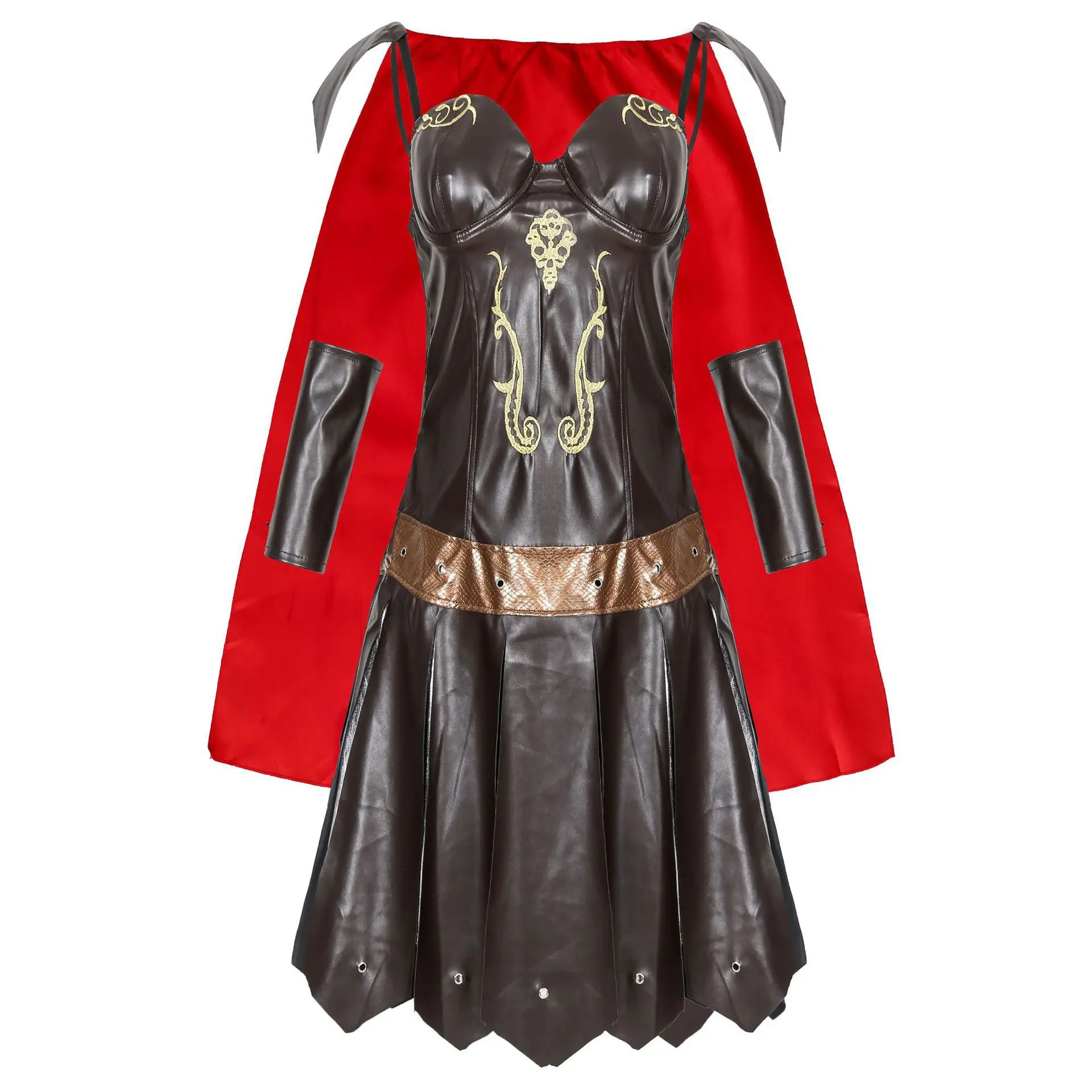 Disfraz de guerrera medieval para mujer, disfraz de gladiador, dios de ...