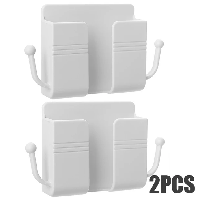 4/2/1pcs Wall Mounted Mobile Phone Holder Multifunction Holder Remote ...