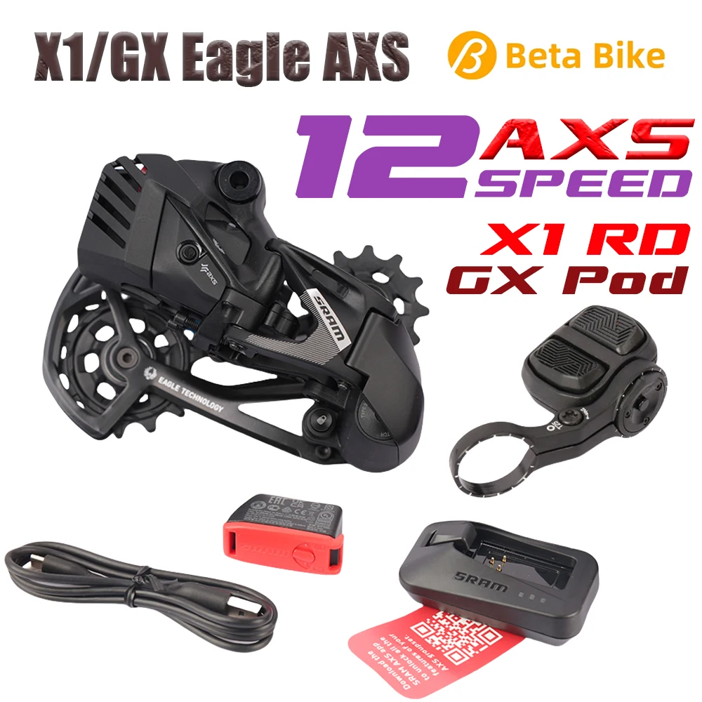 SRAM-X1-GX-Eagle-AXS-12-Speed-12V-Rear-Derailleur-POD-Shifter-Right ...