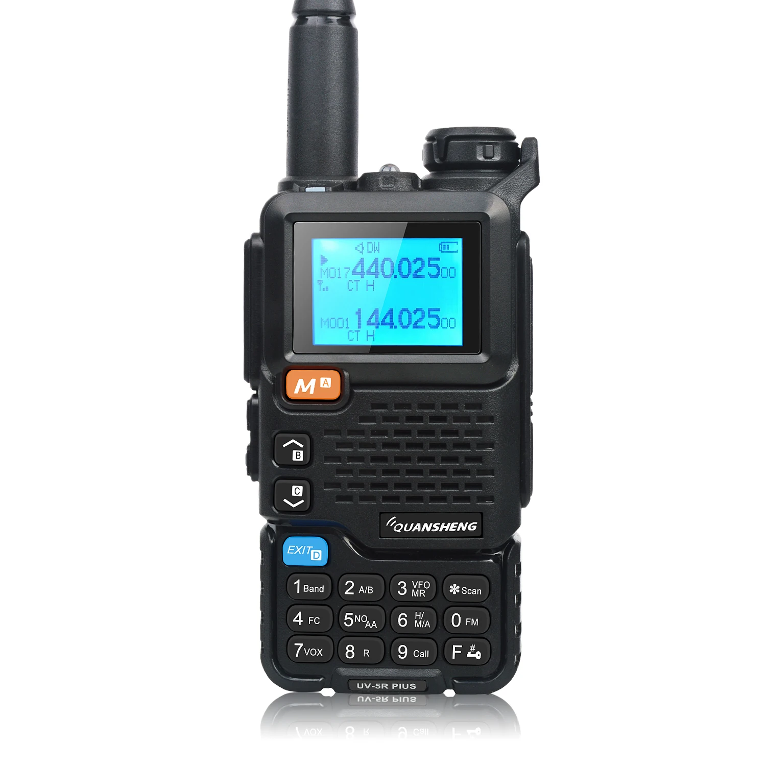 50-600MHz-Full-Band-Walkie-Talkie-Quansheng-UV-5R-PLUS-Cross-Band-DTMF ...