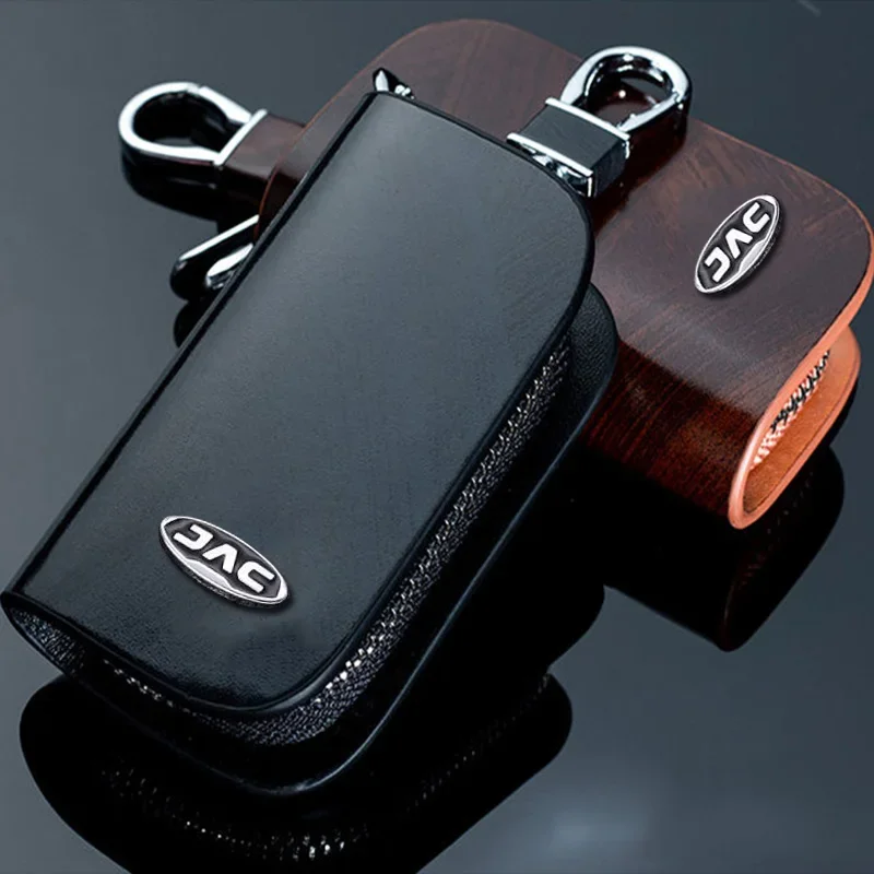 Leather Car Key Case Cover For JAC Refine S2 S3 S4 S5 S7 R3 J3 J3S J3 ...