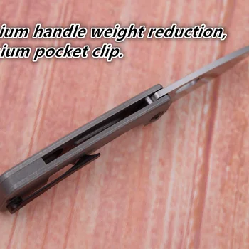 Jufule Gemaakt Spk Lamia Titanium Handvat Real 61hrc 154Cm Mes ...