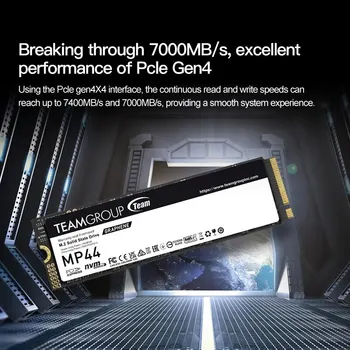TEAMGROUP MP44 512GB 1TB 2TB SLC Cache Gen 4x4 M.2 2280 PCIe 4.0 with ...