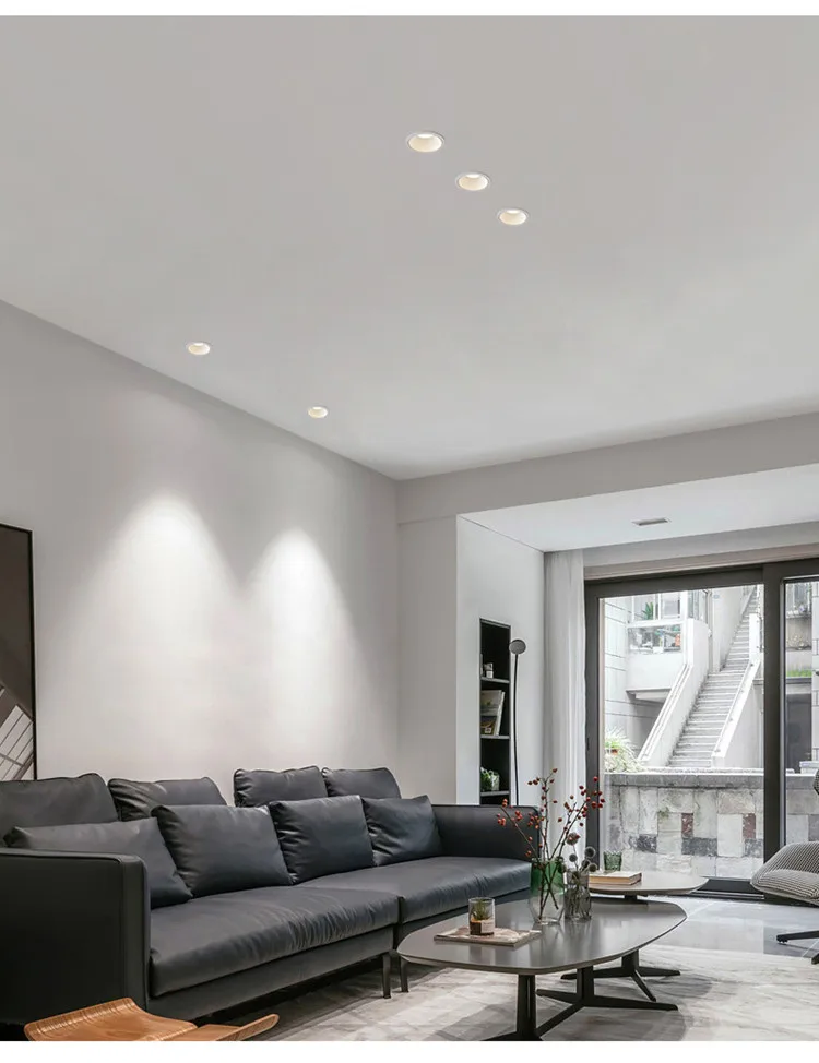 Downlight,6000k-20w Dimmable-White and black--Dimmable Carré Nid D ...