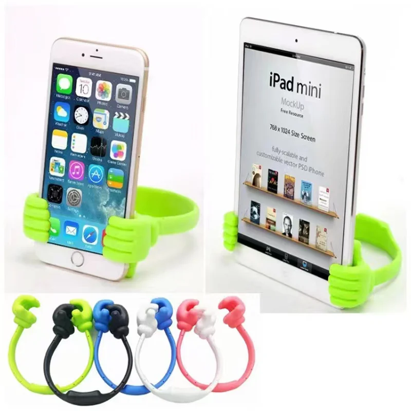 Thumbs-up-Cell-Phone-Holder-Adjustable-plastic-Phone-Stand-Multi-Colors ...