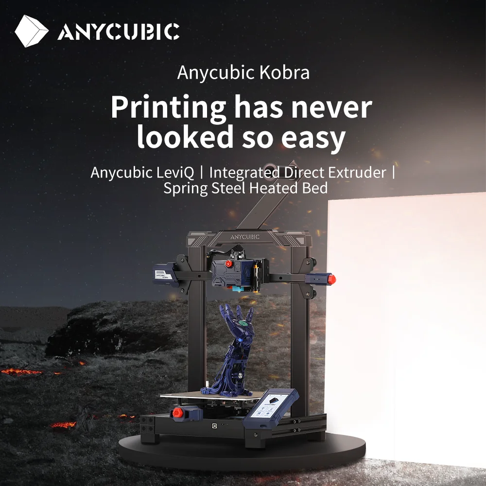 ANYCUBIC-KOBRA-3D-Printer-FDM-3D-Printers-25-Point-Auto-Leveling-Large ...