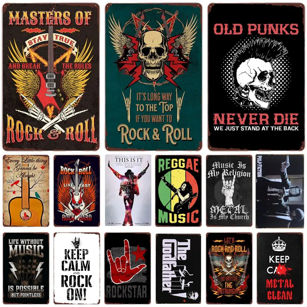 Metal Vintage Poster Movie | Vintage Metal Movie Signs | Metal Poster ...