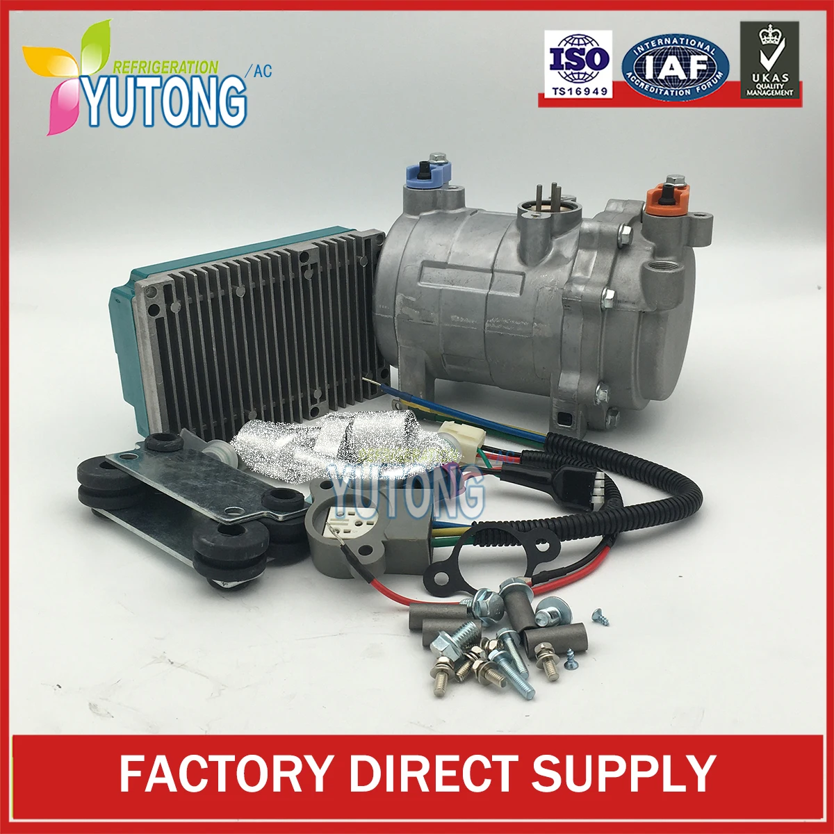 24V DC Electric Air Conditioning Compressor R134a 2200W Comes with a ...