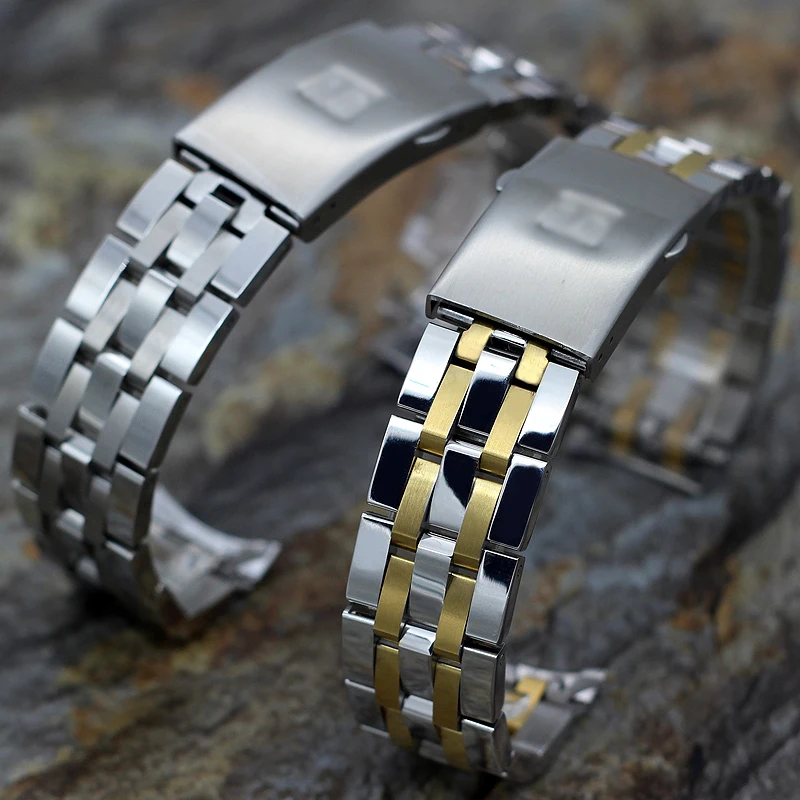 Watch Bracelet For TISSOT 1853 PRC200 T17 T461 T055 T014 Men Fold Clasp ...