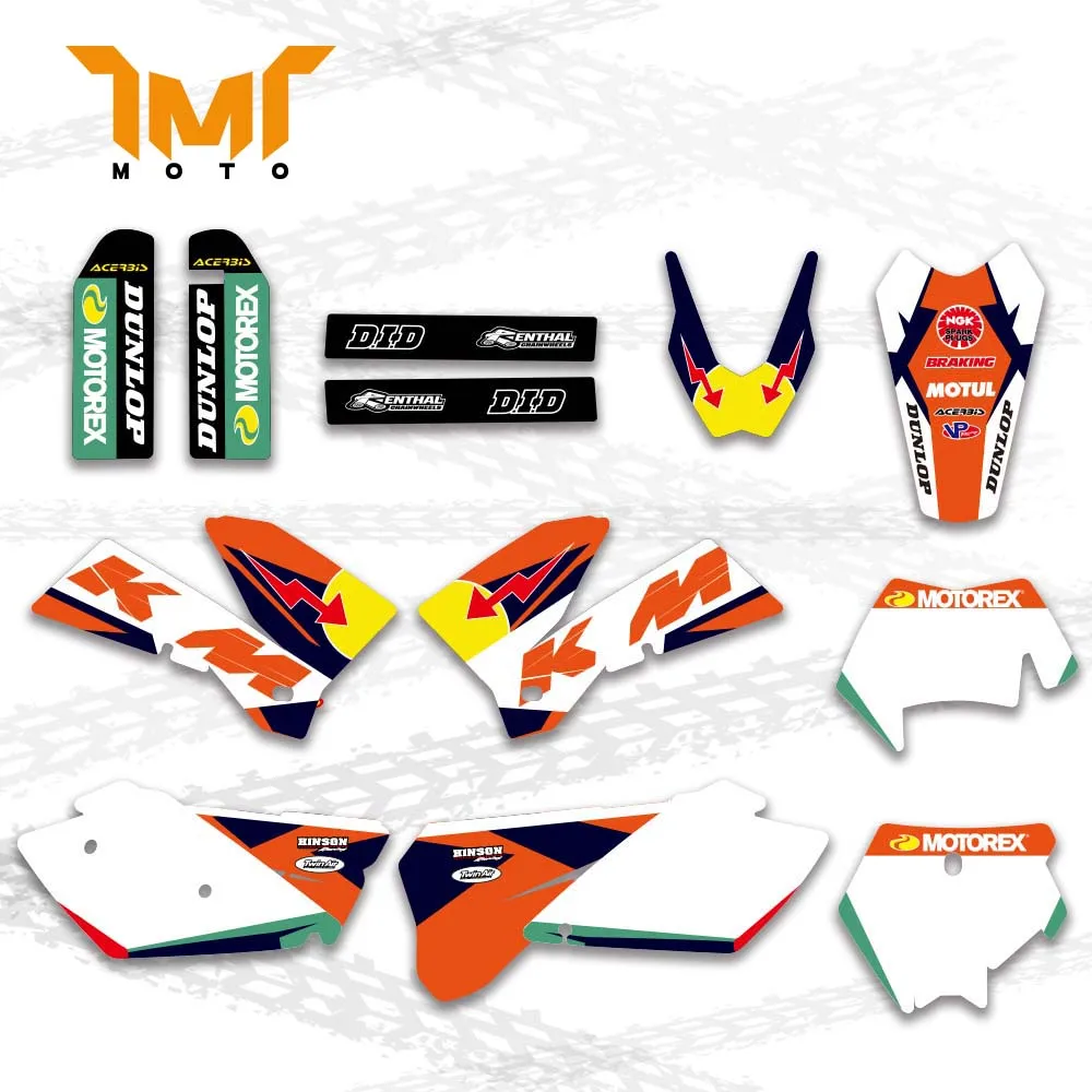 TMT Nicecnc Graphics Sticker Backgrounds Decal For KTM EXC SX XC XCW ...